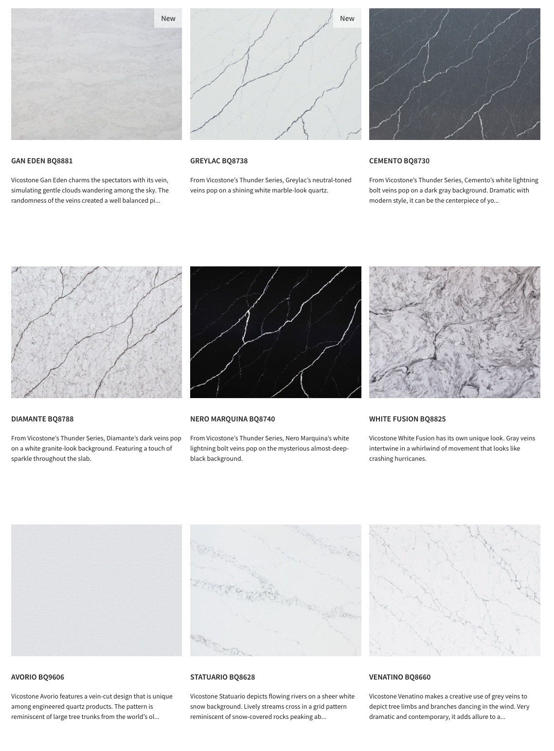 VICOSTONE | KWIK GRANITE MARBLE